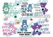 Swear Bear PNG Bundle 12 Pngs - Etsy Canada