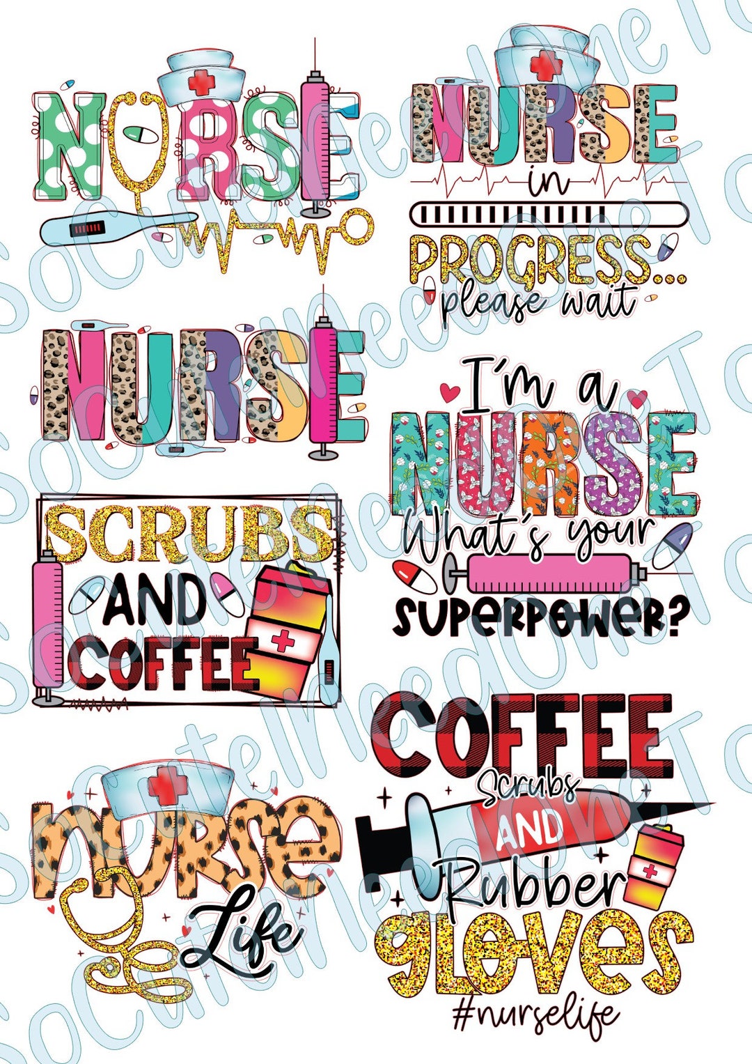 Nurse Theme Nurse Sayings Nurse Life Scrub Life Future - Etsy