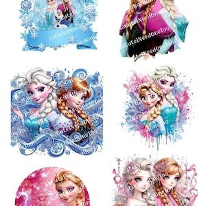 Frozen Collection of Decals, Frozen Decals, Princess Anna, Elsa, Anna ...