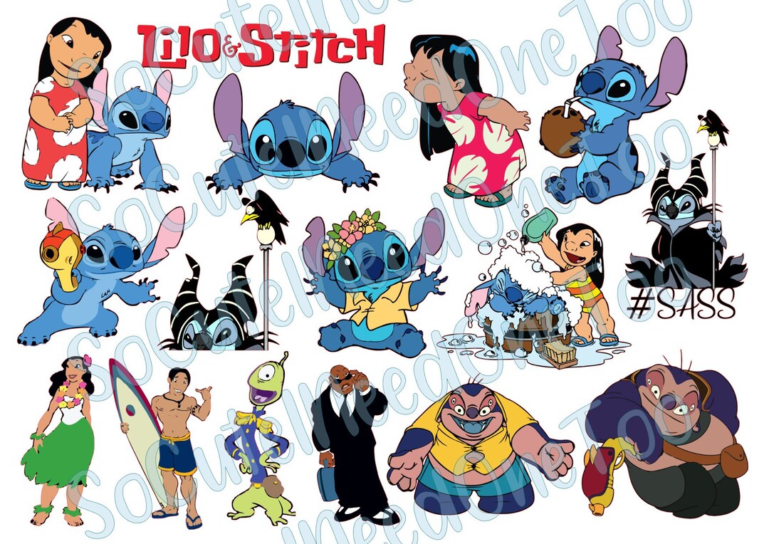 Lilo & Stitch Waterslides, Stitch Inspired Decals, Ohana Means Family ...