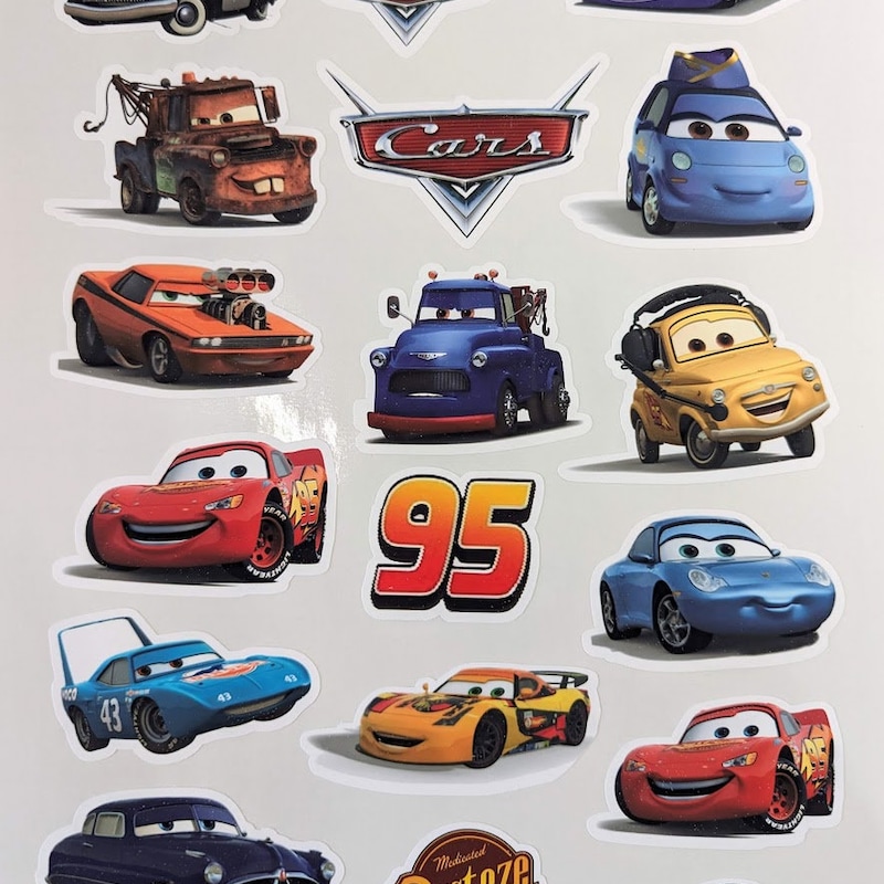 Lightning Mcqueen Sticker - Etsy