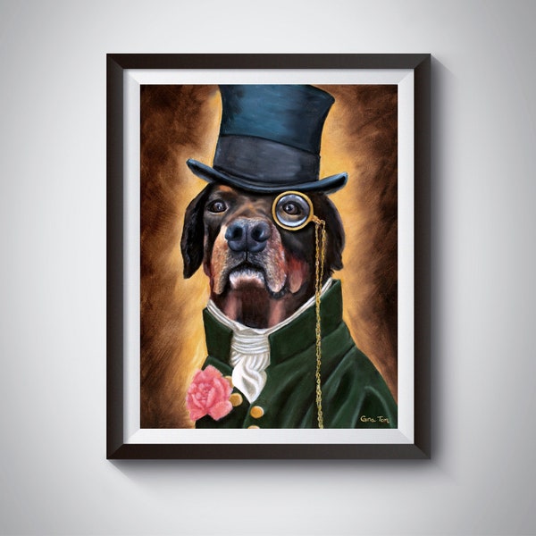 Victorian Dog Art - Etsy