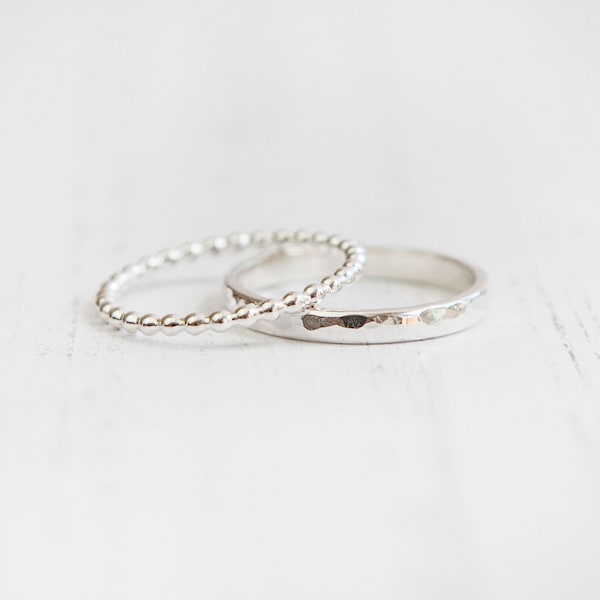 Stacking Silver Ring - Etsy