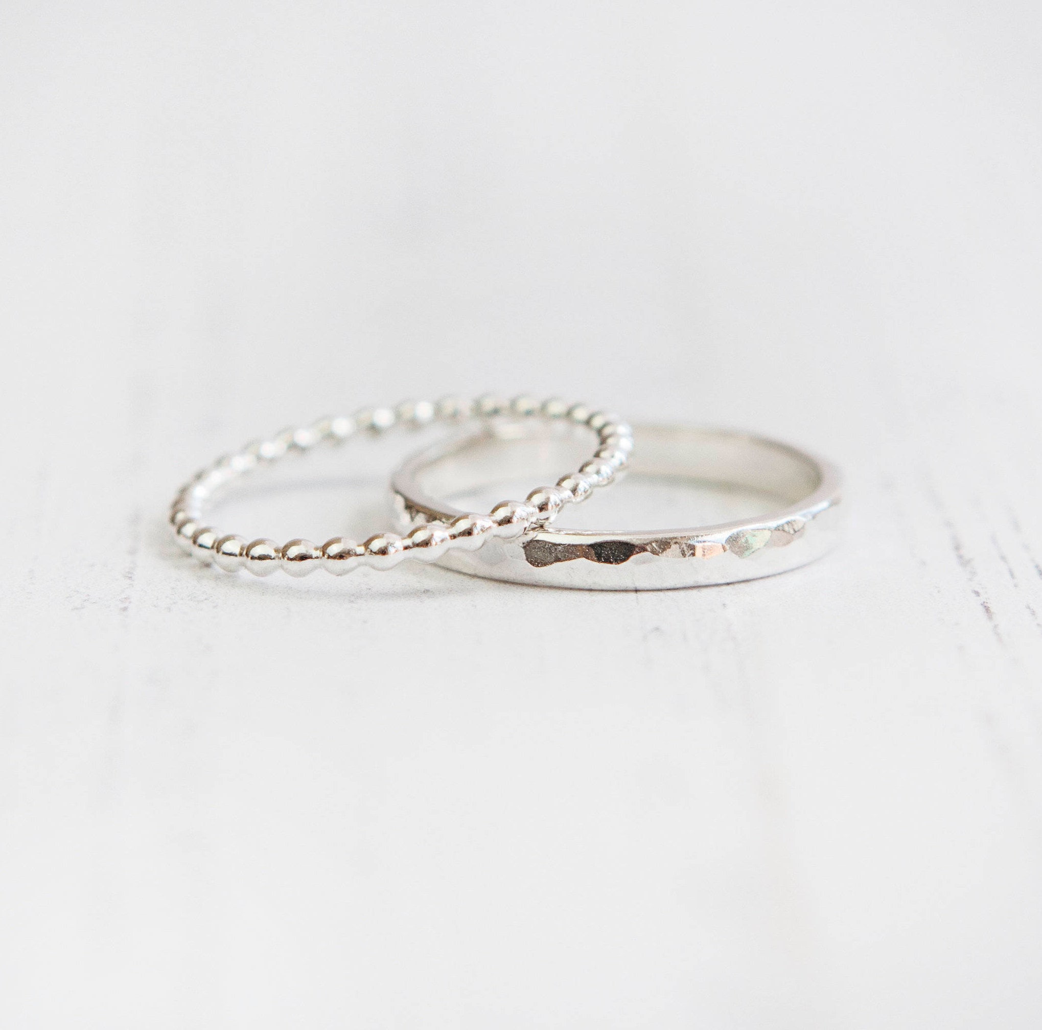 Stacking Silver Rings Set, Silver Rings, Stacking Rings, UK Sellers ...