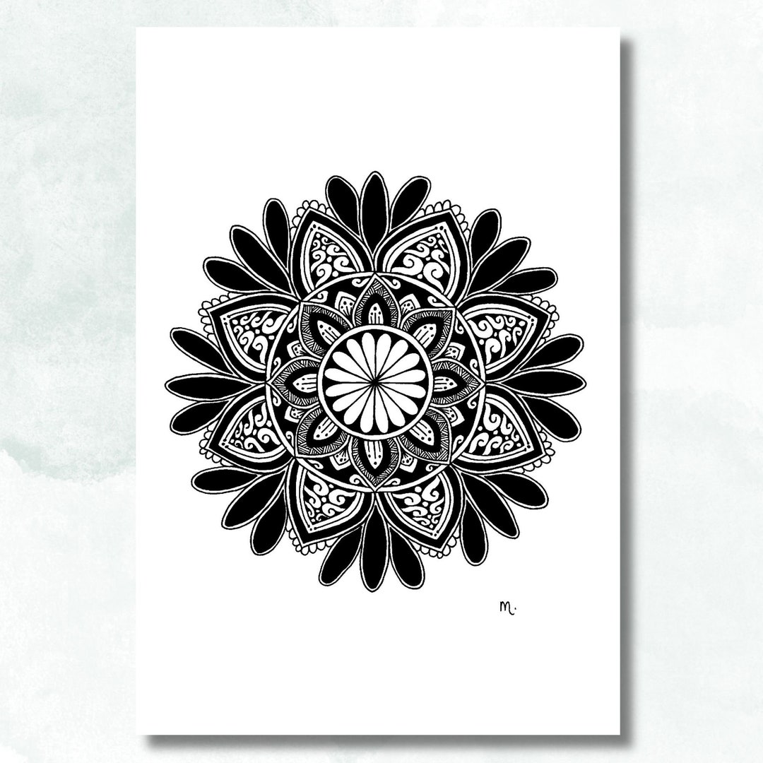 Unique Artwork Detailed Designs Art Decor A4 Size Print - Etsy