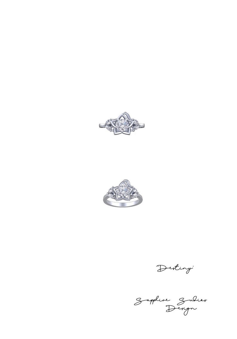 Destiny Kingdom Hearts Inspired Ring - Etsy