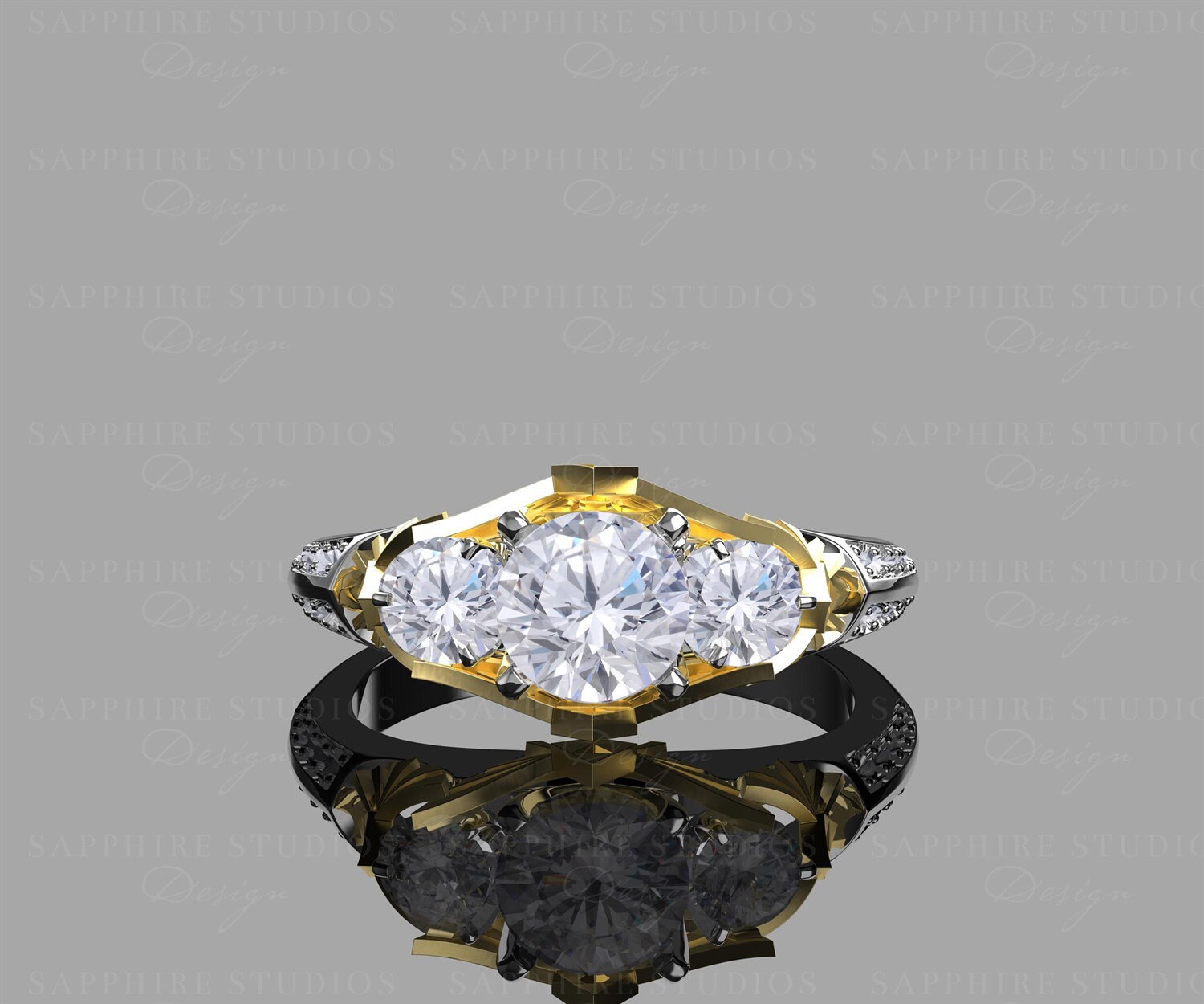 Sacred Triforce Inspired Zelda Trio Certified Charles & | Etsy