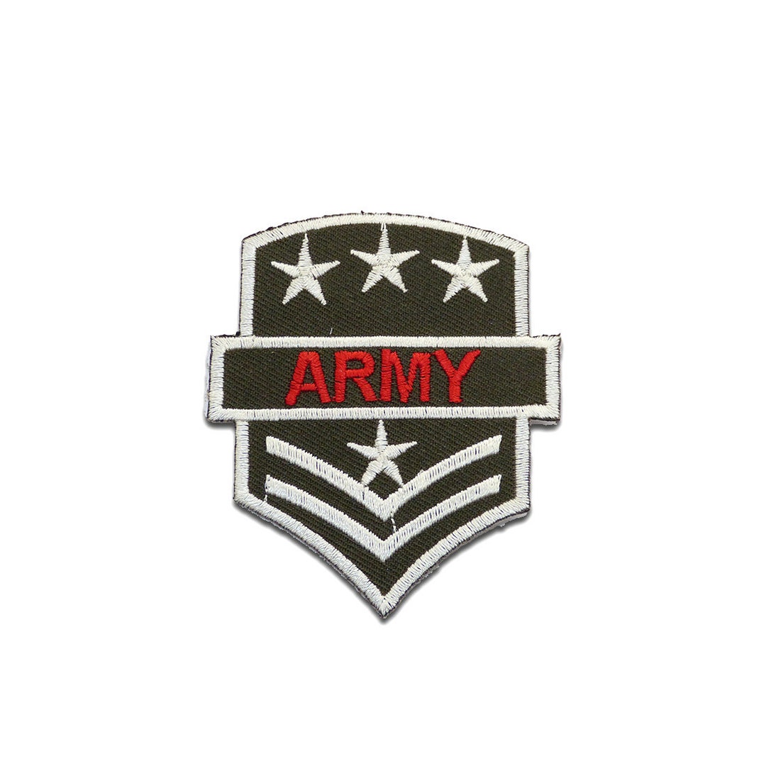 Iron on Patches - Lieutenant General U.S. ARMY - Green - 6x7.5cm ...