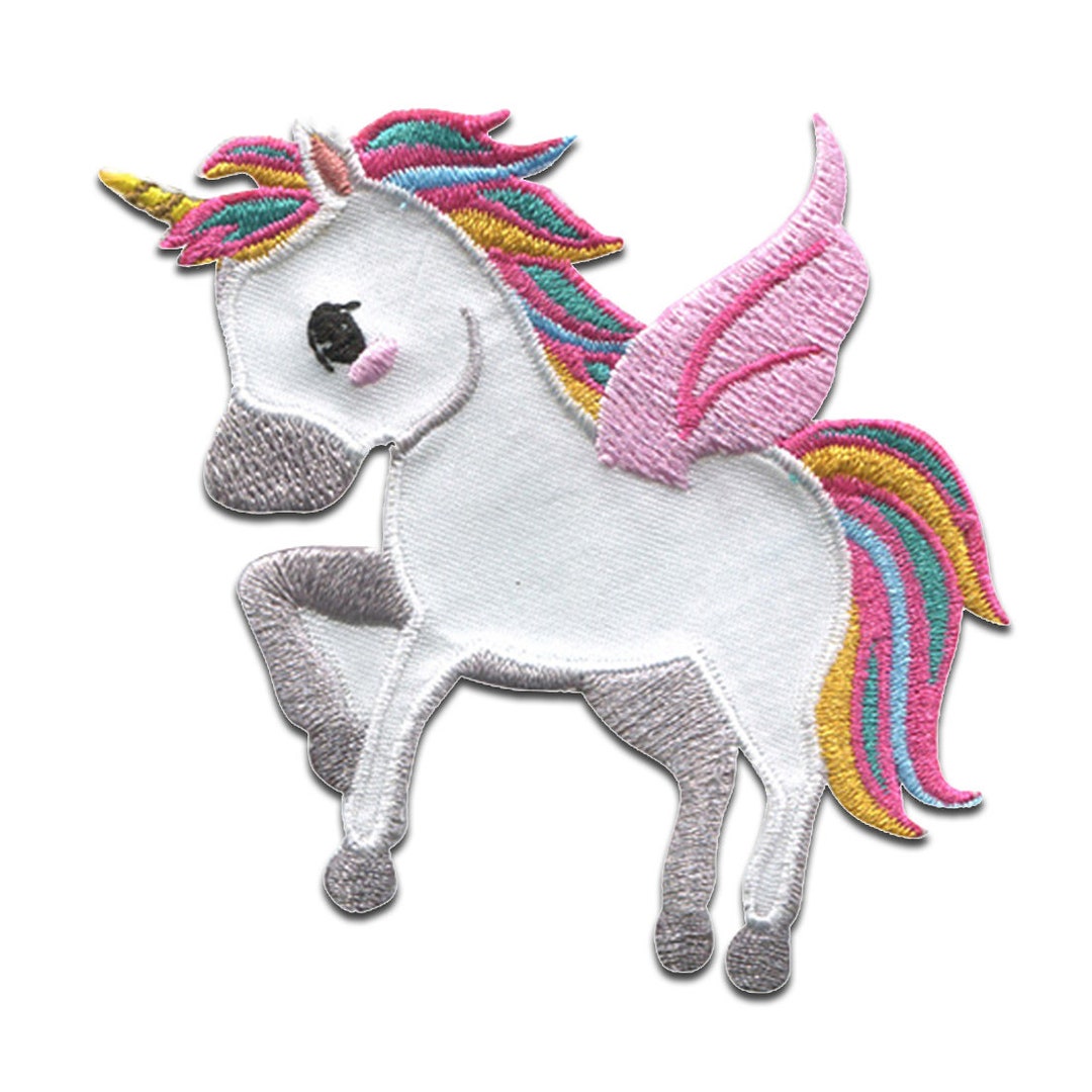 Iron on Patches - Unicorn Wings Unicorns - Application Embroided Patch - Etsy