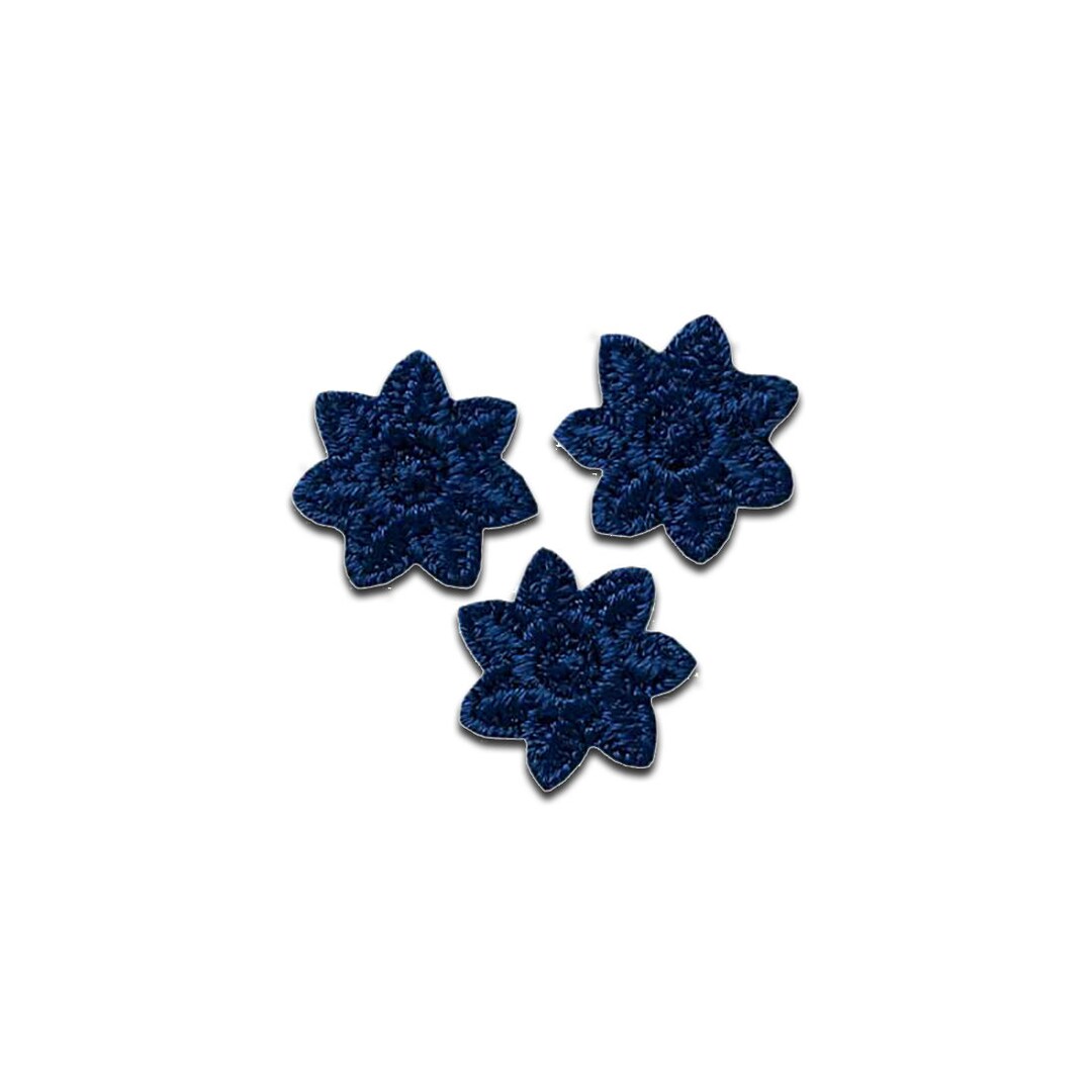 3 Blue Stars - Iron on Patches Adhesive Emblem, Size - 1,5 X 1,5 Cm - Etsy