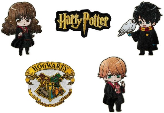 Harry Potter © Set 5 Pieces Logo Ron Hermione Hogwarts - Etsy