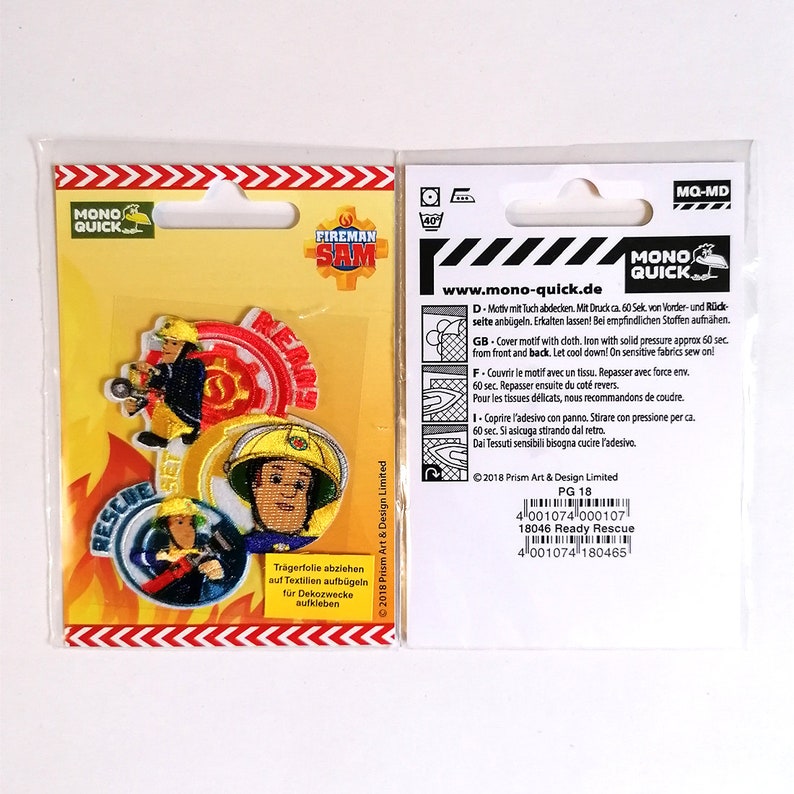 Fireman Sam © Ready Rescue - Application / Patches - Etsy