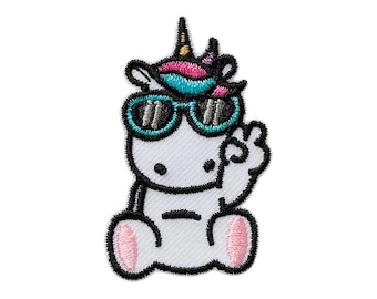 Sew on / Iron on Sequined Unicorn Patch - Etsy