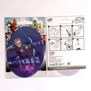 Iron on Patches - Avengers Hawkeye Comic – Purple – 11 X 8 Cm ...