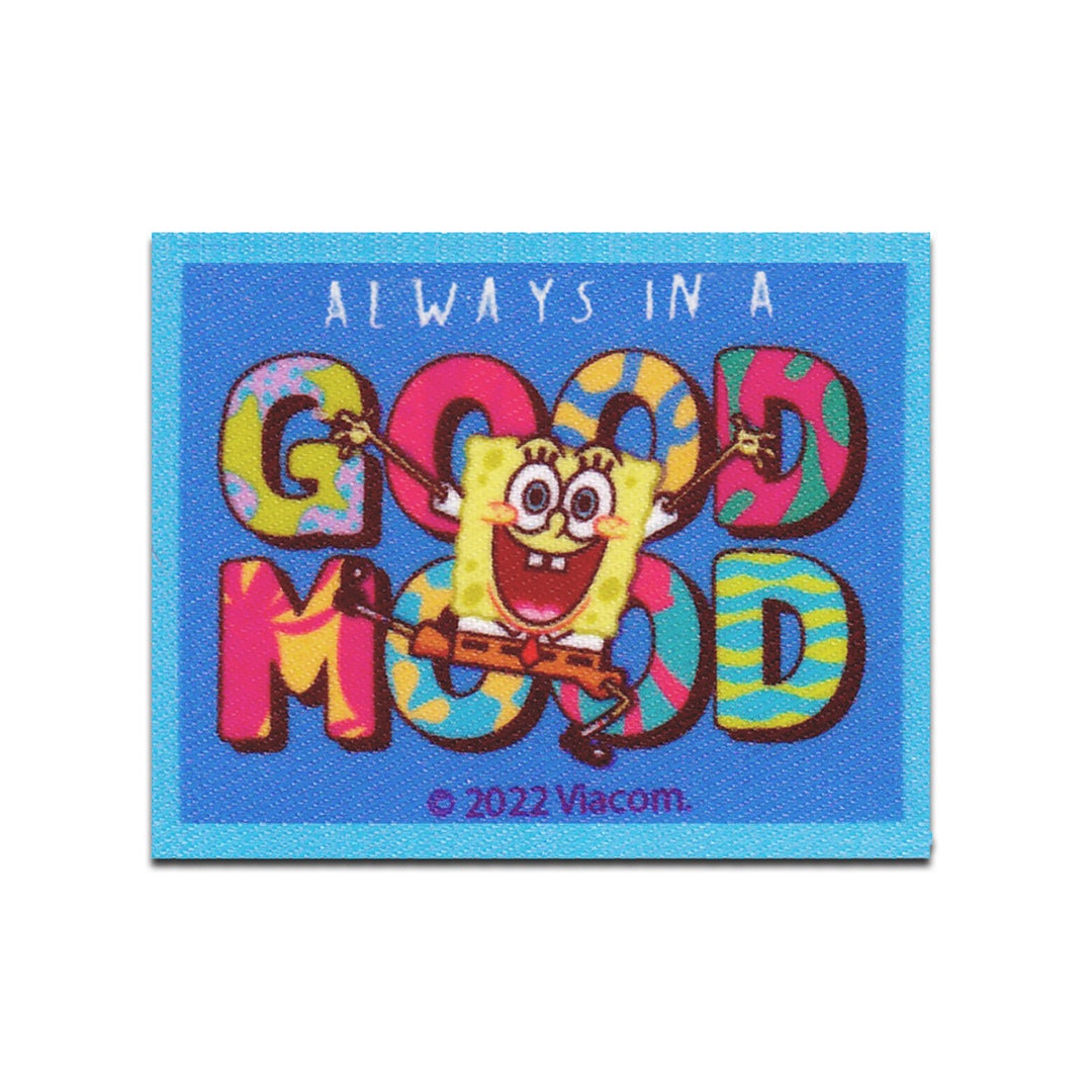 Spongebob Squarepants Good Mood Printed - Iron on Patches Adhesive ...