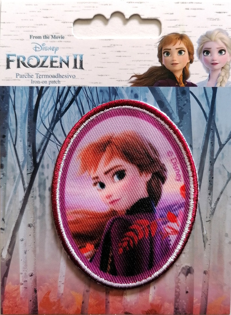 Disney © Frozen 2 the Ice Queen 2 Anna Oval Iron on Patches - Etsy