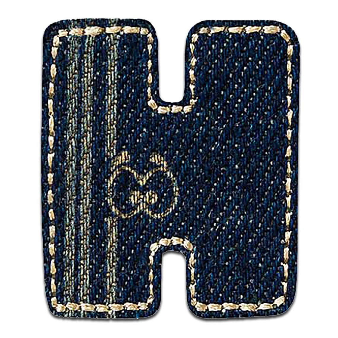 Patches Embroidered Iron on Patch Alphabet/letter Blue - Alphabet ...