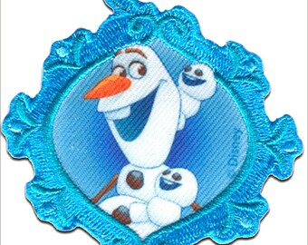 Disney © Frozen 2 the Ice Queen 2 Olaf Iron on Patches | Etsy