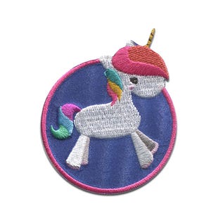 Iron on Patches - Unicorn Around Unicorns - Application Embroided Patch - Etsy