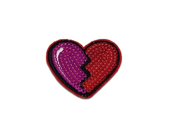 Tiny Broken Heart, Patch Custom Made AP27 - Etsy