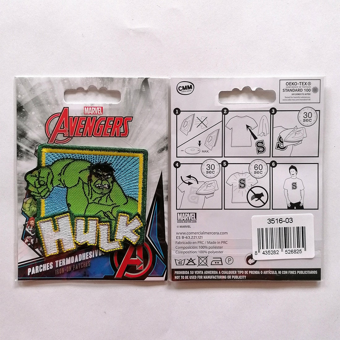 Marvel © Avengers Hulk Comic Fist Iron on Patches Adhesive | Etsy