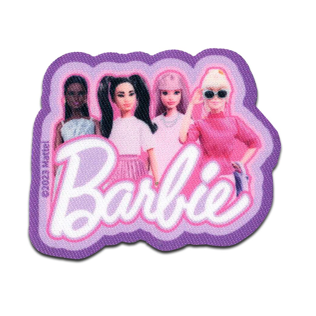 Barbie © Team Catwalk - Iron on Patches Adhesive Emblem, Size - 6 X 7,1 ...