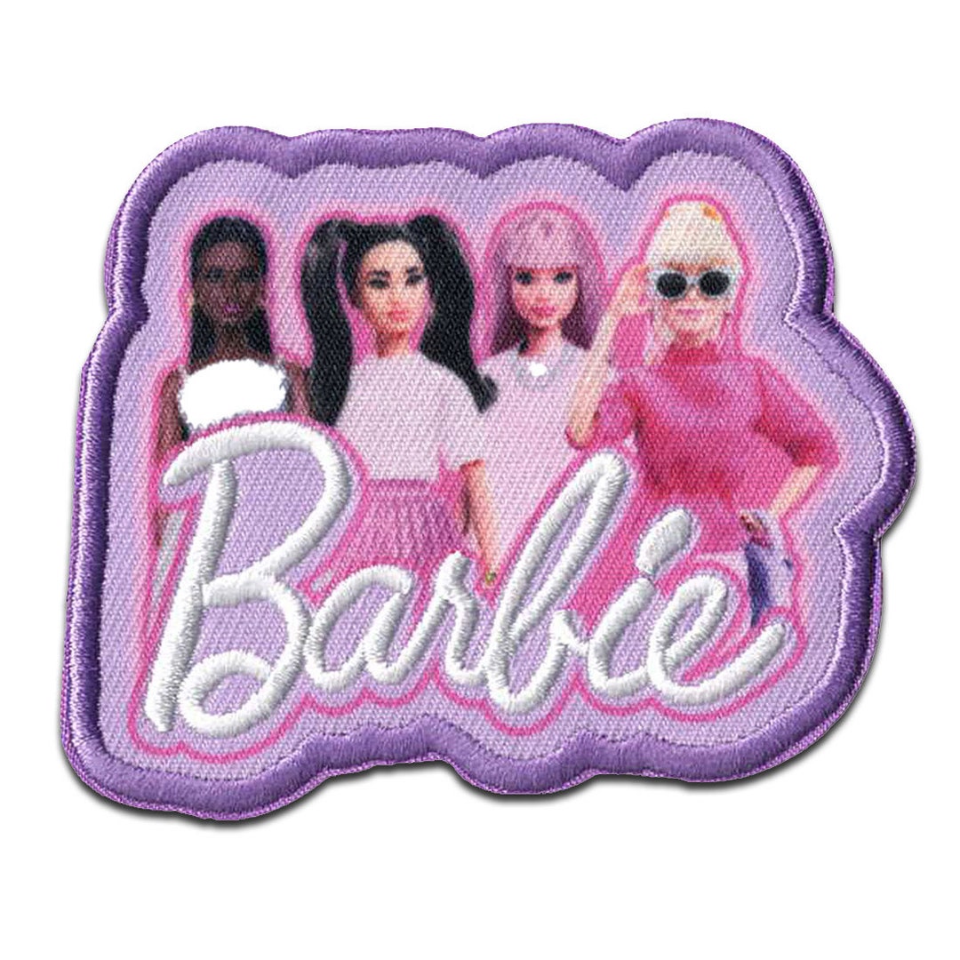 Barbie © Team Purple - Iron on Patches Adhesive Emblem, Size - 5,9 X 7 ...