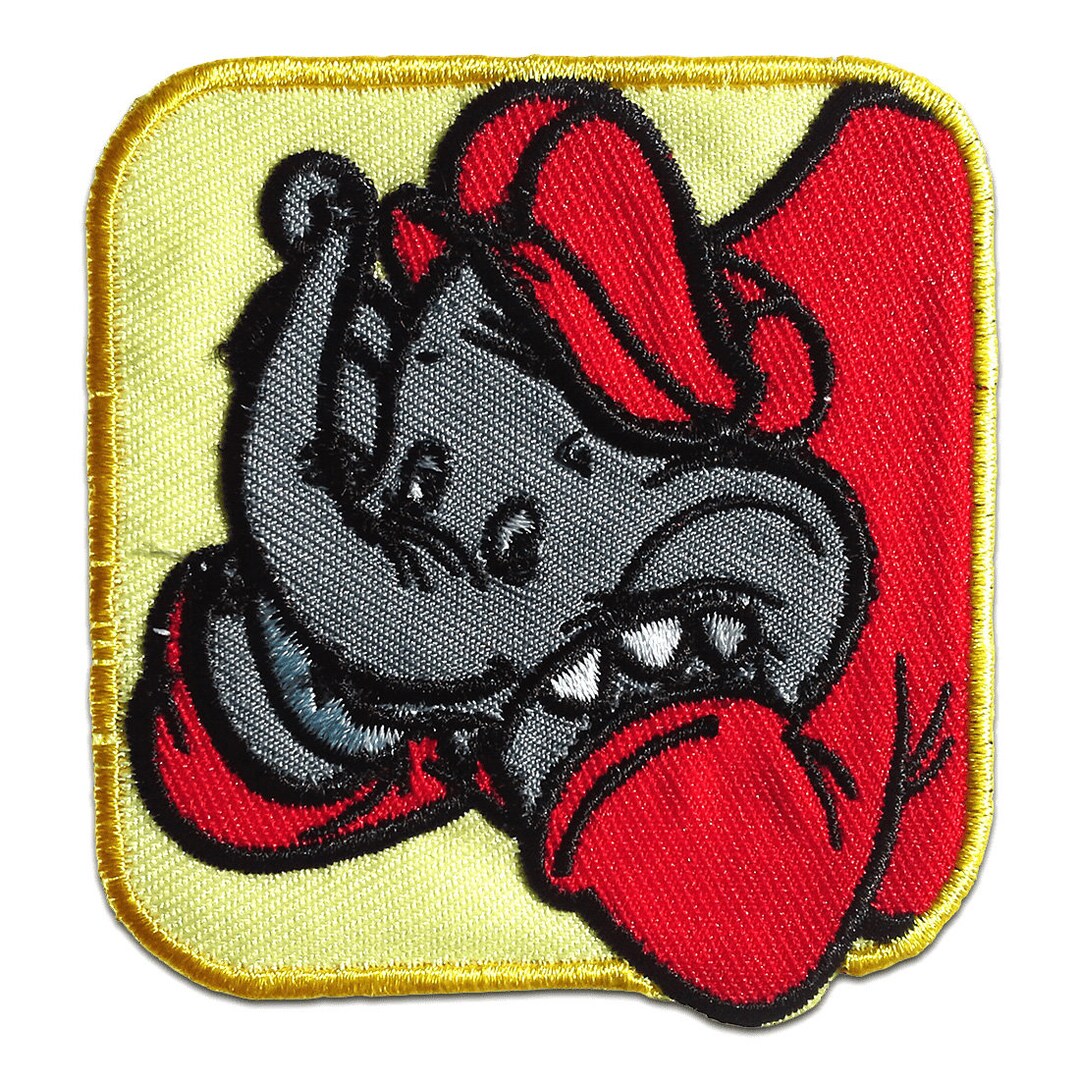 Iron on Patches - Benjamin Blümchen Comic Children – Red – 7x6,6cm ...