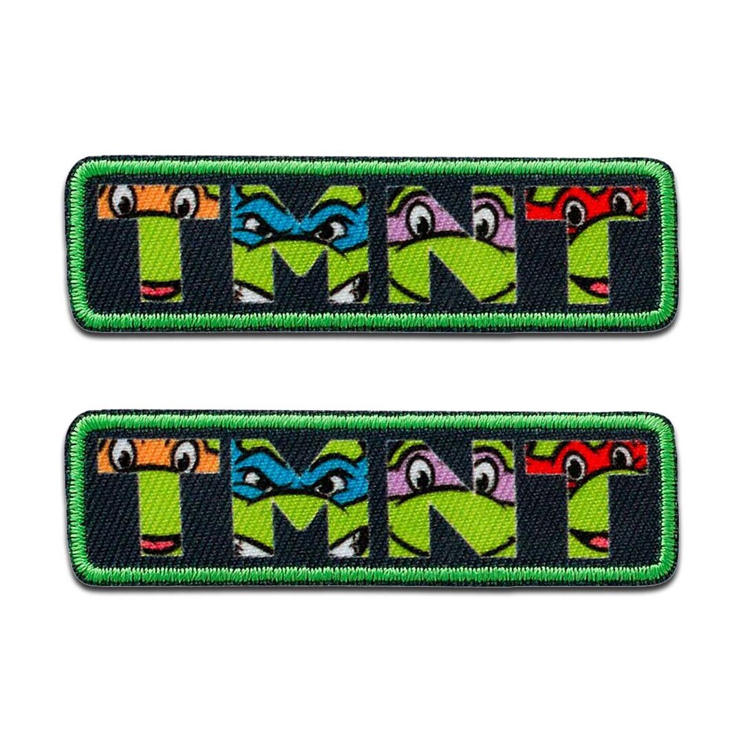 Teenage Mutant Ninja Turtles Logo Set - Patches, Size - 0.87 X 2.80 ...