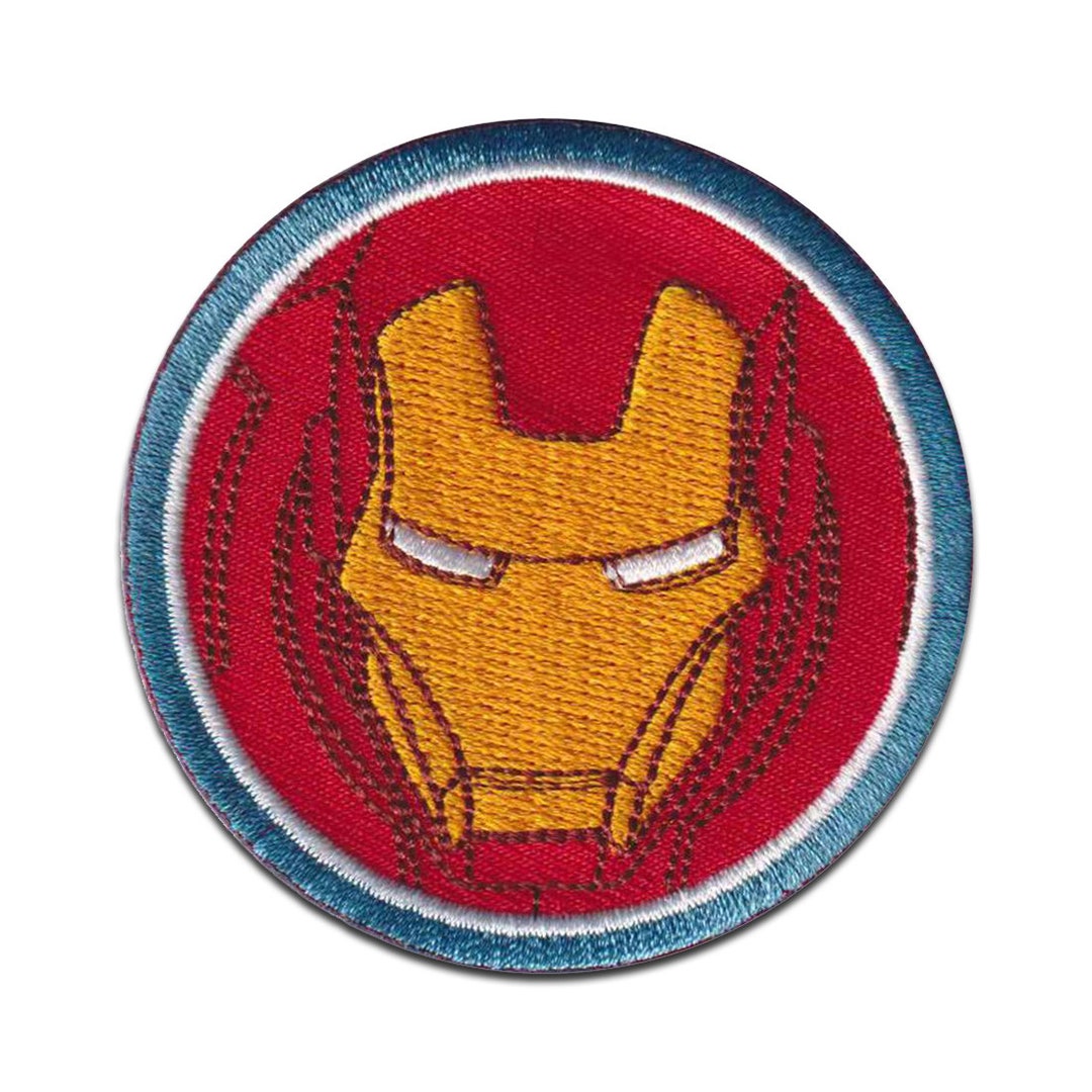 Marvel © Avengers Iron Man Button Comic - Patches, Size - 2,41 X 2,41 ...