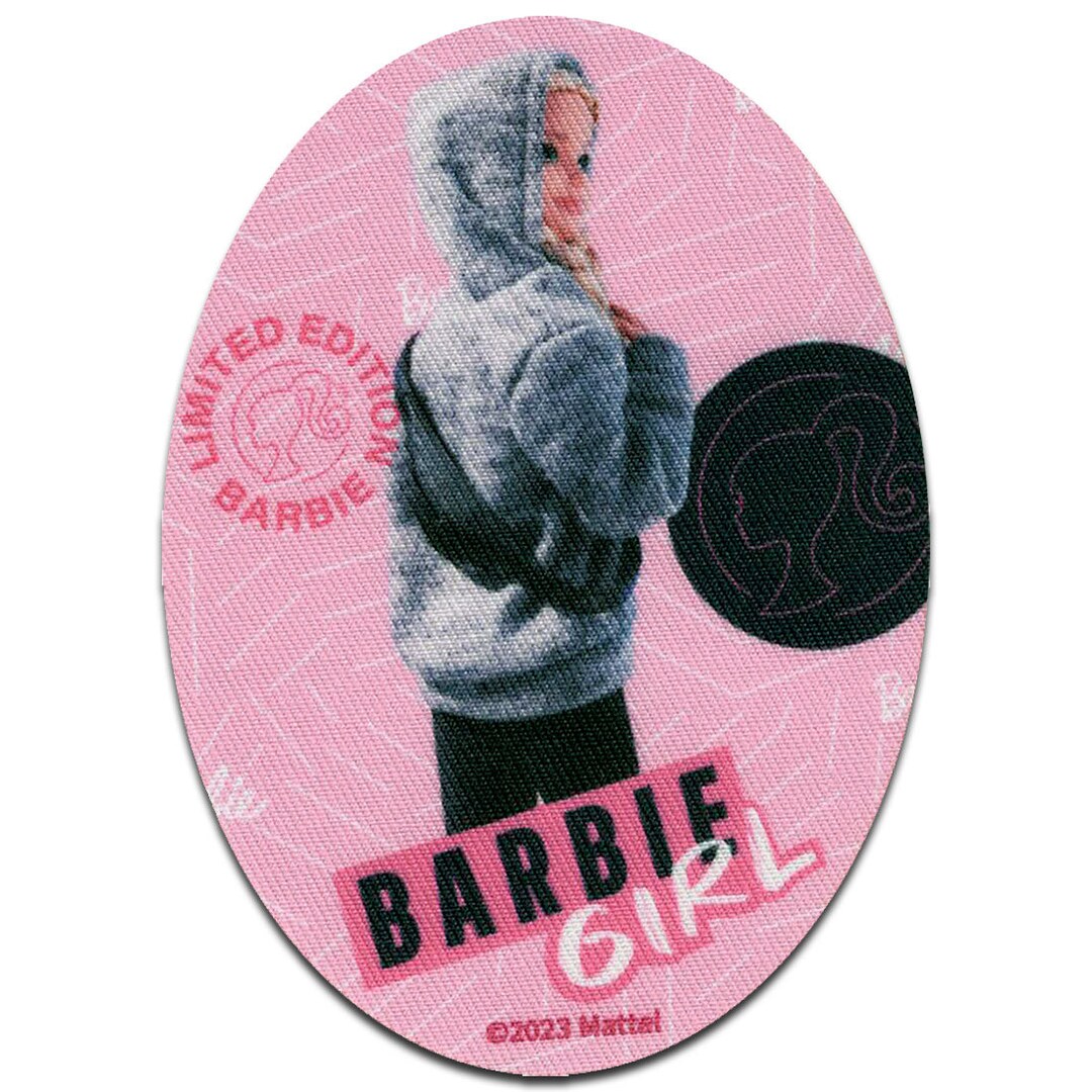 Barbie © With Hoodie - Iron on Patches Adhesive Emblem, Size - 11 X 8 ...