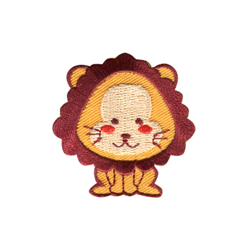 Lion Animal - Iron on Patches Adhesive, Size - 4,4 X 4,5 Cm - Etsy