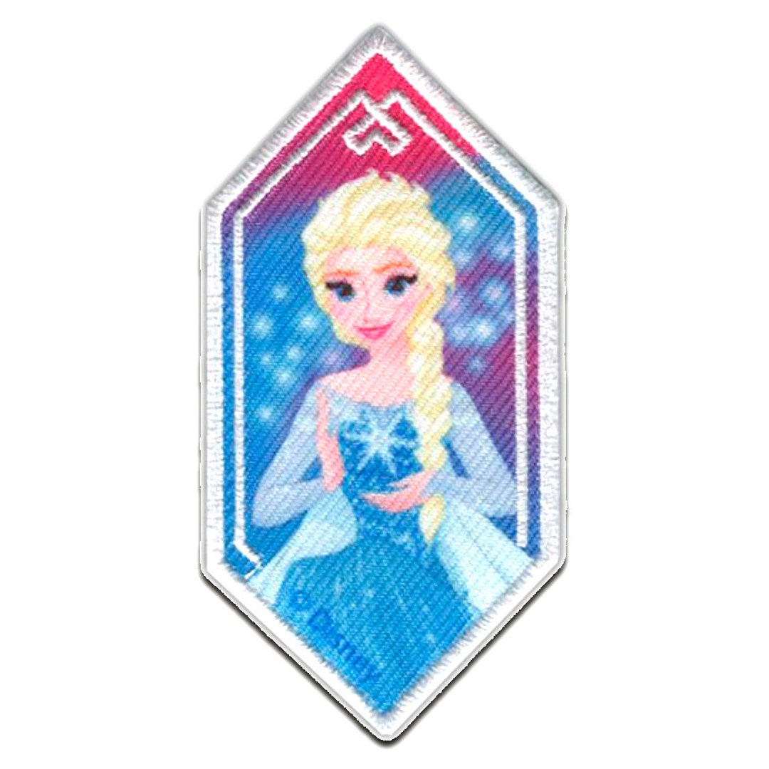 Iron on Patches - Disney FROZEN "elsa 1" - Blue - 8,5x4,2cm ...