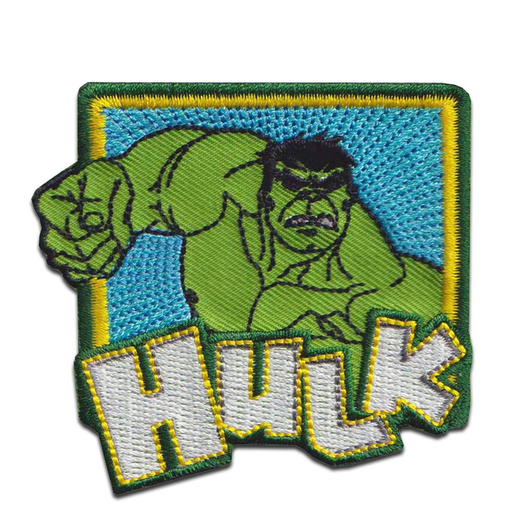 Marvel © Avengers Hulk Comic Fist Iron on Patches, Size 2,41 X 2,37 ...