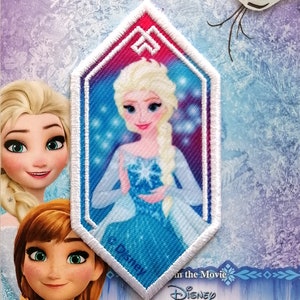 Iron on Patches - Disney FROZEN "elsa 1" - Blue - 8,5x4,2cm ...
