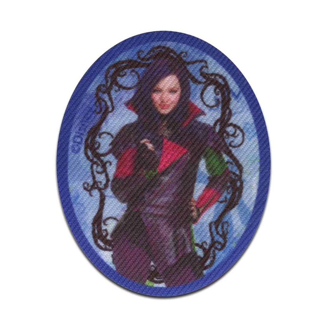 Disney © Descendants Mal Oval - Iron on Patches, Size - 6,3 X 5,1 Cm - Etsy