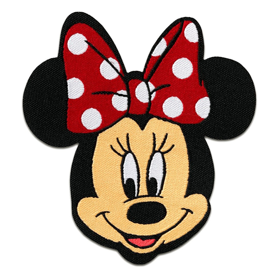 Iron on Patches - Minnie Mouse Disney Comic Children – Red – 6,5x7,5cm ...