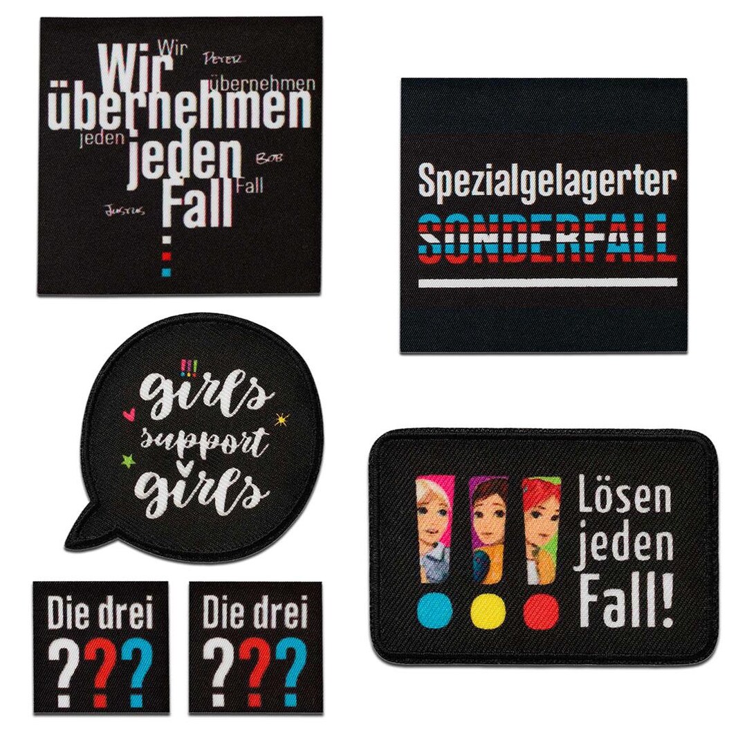 6 Piece Set Three Question Marks - Iron on Patches Adhesive Emblem ...