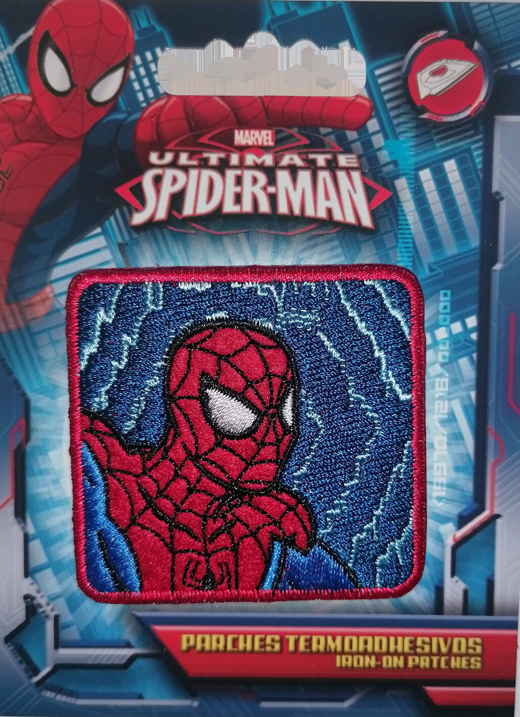 Marvel © Spiderman Comic Head Square Iron on Patches - Etsy