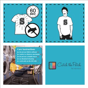 Iron on Patches - Paw Patrol Ryder - Colorful - 7,8x3,5cm - Application ...