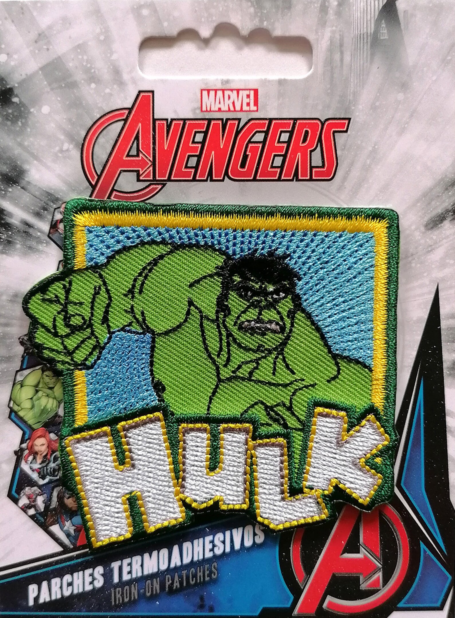 Marvel © Avengers Hulk Comic Fist Iron on Patches Adhesive | Etsy