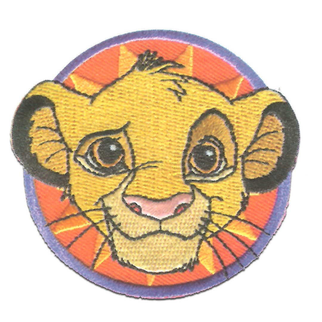 Disney © the Lion King Simba Head - Application / Patches - Etsy