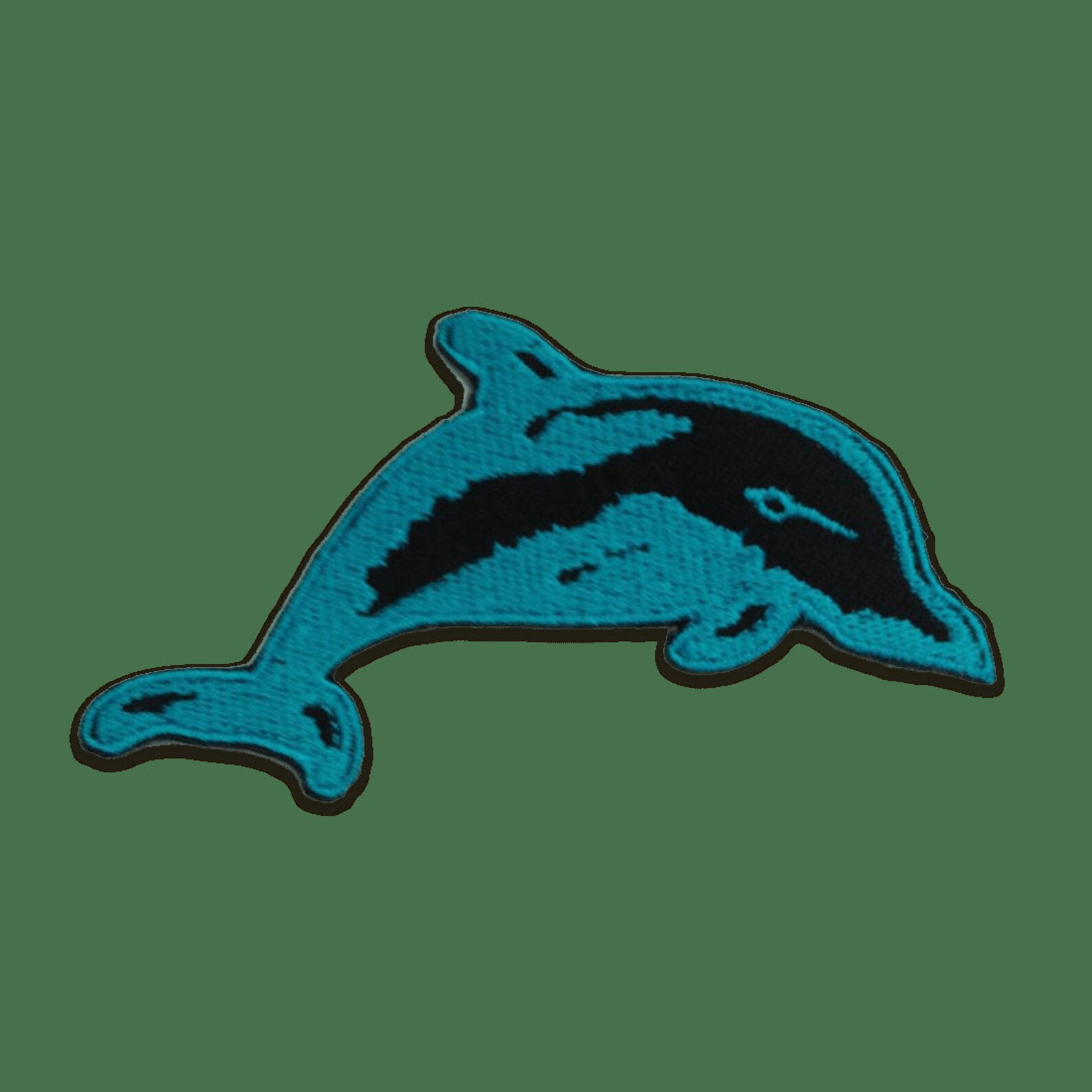 Dolphin animal children Iron on patches adhesive emblem | Etsy