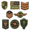 Iron on Patches Air Force Skull Troopers Application Embroided Patch - Etsy