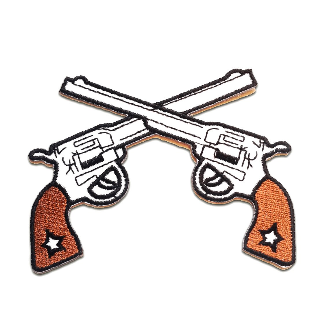 Pistols Revolver Iron on Patches Adhesive Emblem Stickers - Etsy