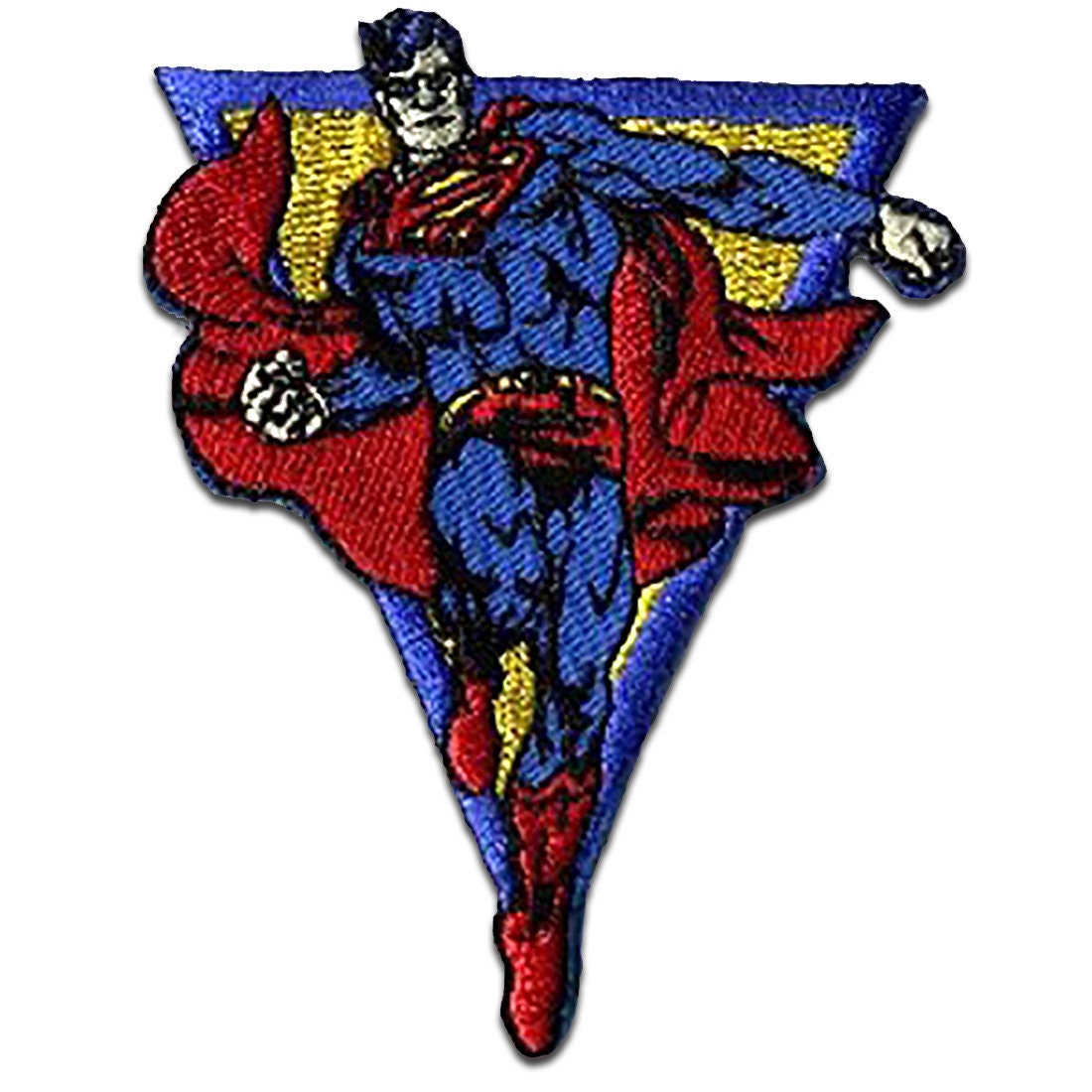 Iron on patches Superman stands blue 74 x 5 cm | Etsy