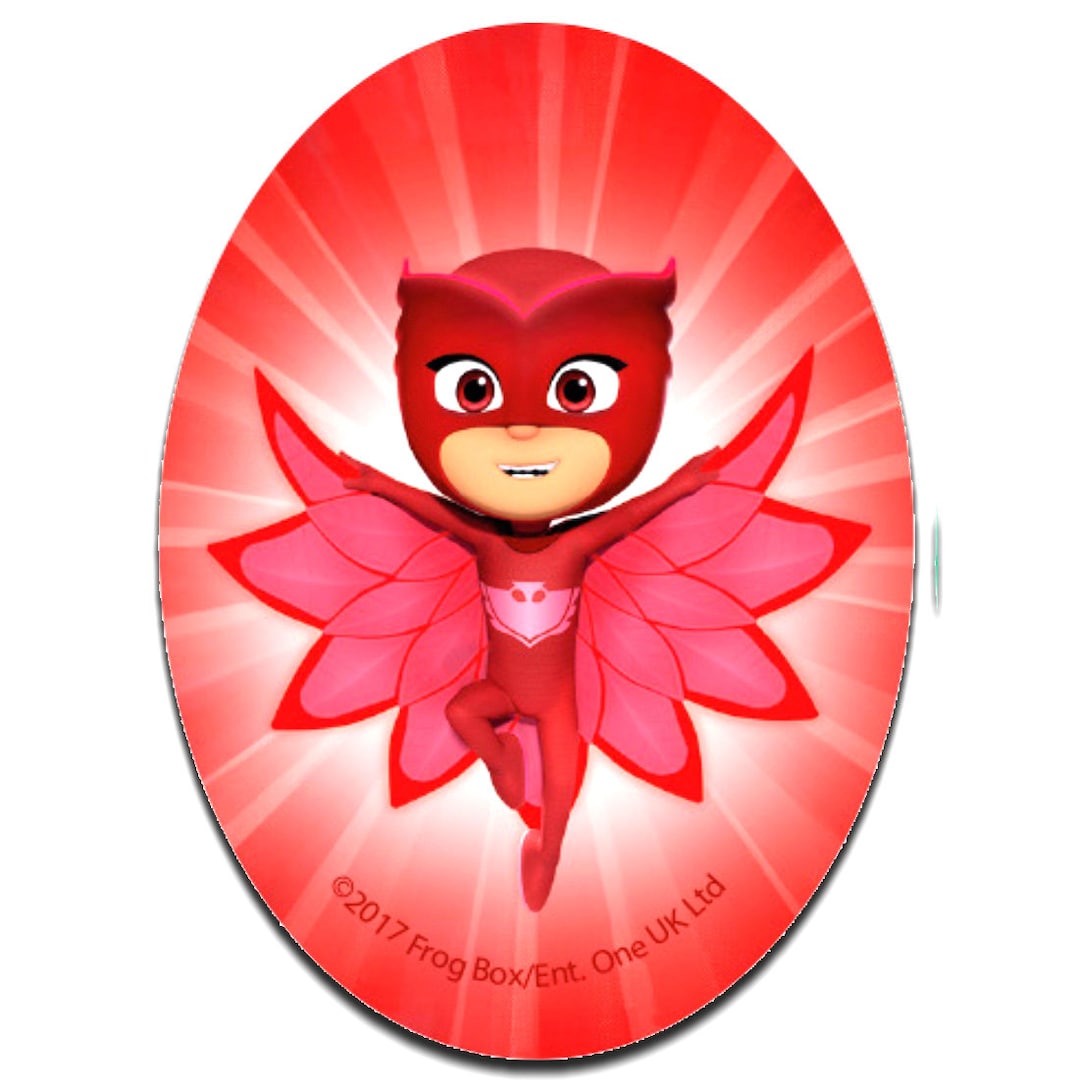 Iron on Patches - PJ MASKS OWLETTE Disney - Red - 11 X 8 Cm ...