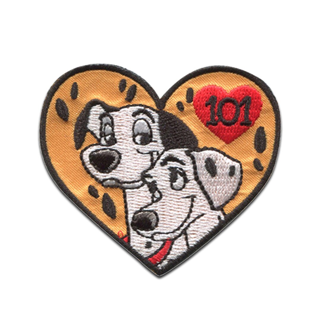 Disney © 101 Dalmatians Perdita Pongo Iron on Patch, Size 2,44 X 2,17 ...