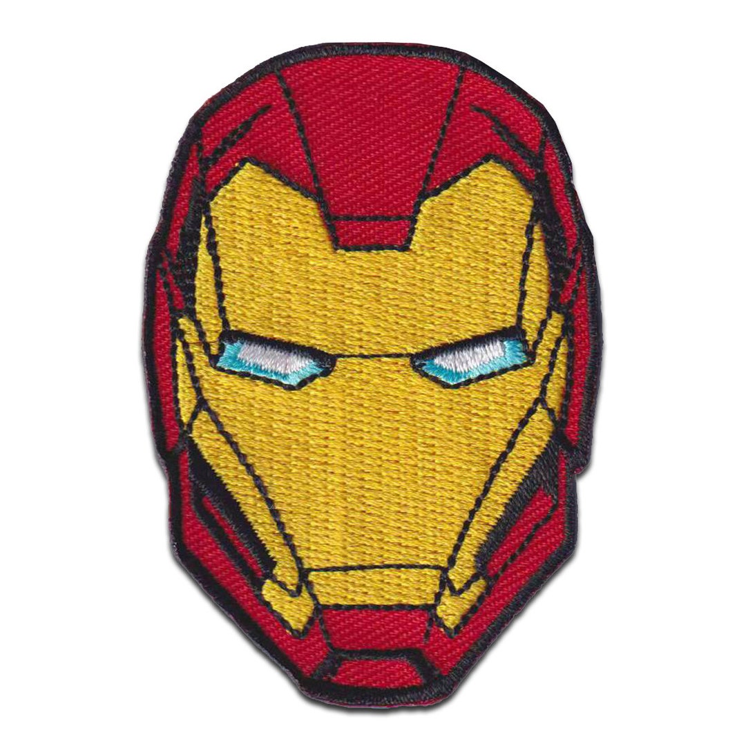 Marvel © Avengers Iron Man Head - Iron on Patches, Size - 2,76 X 1,87 ...
