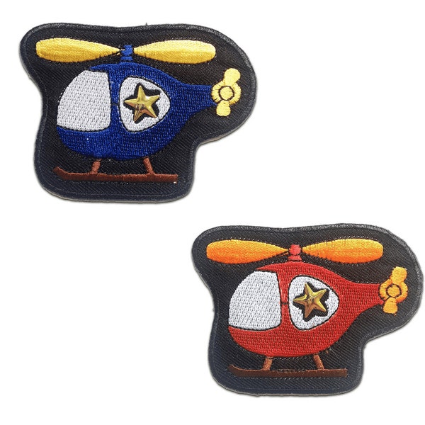 Helicopter Applique - Etsy